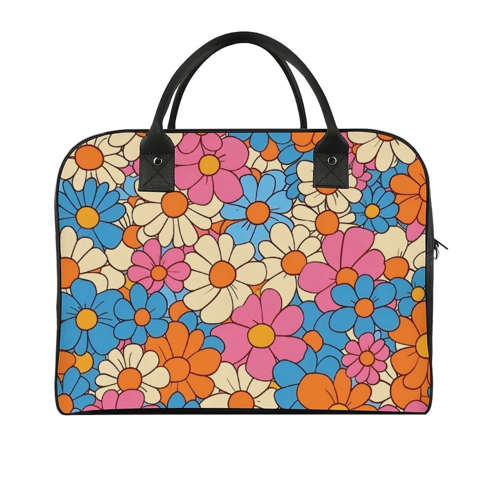 18.5x12.9in Travel Handbag Double Zipper Opening And Closing Adjustable ...
