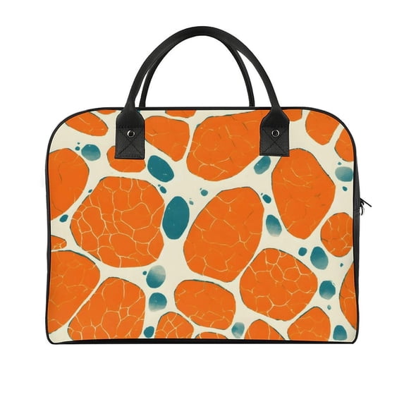 18.5x12.9in Travel Handbag Double Zipper Opening And Closing Adjustable ...
