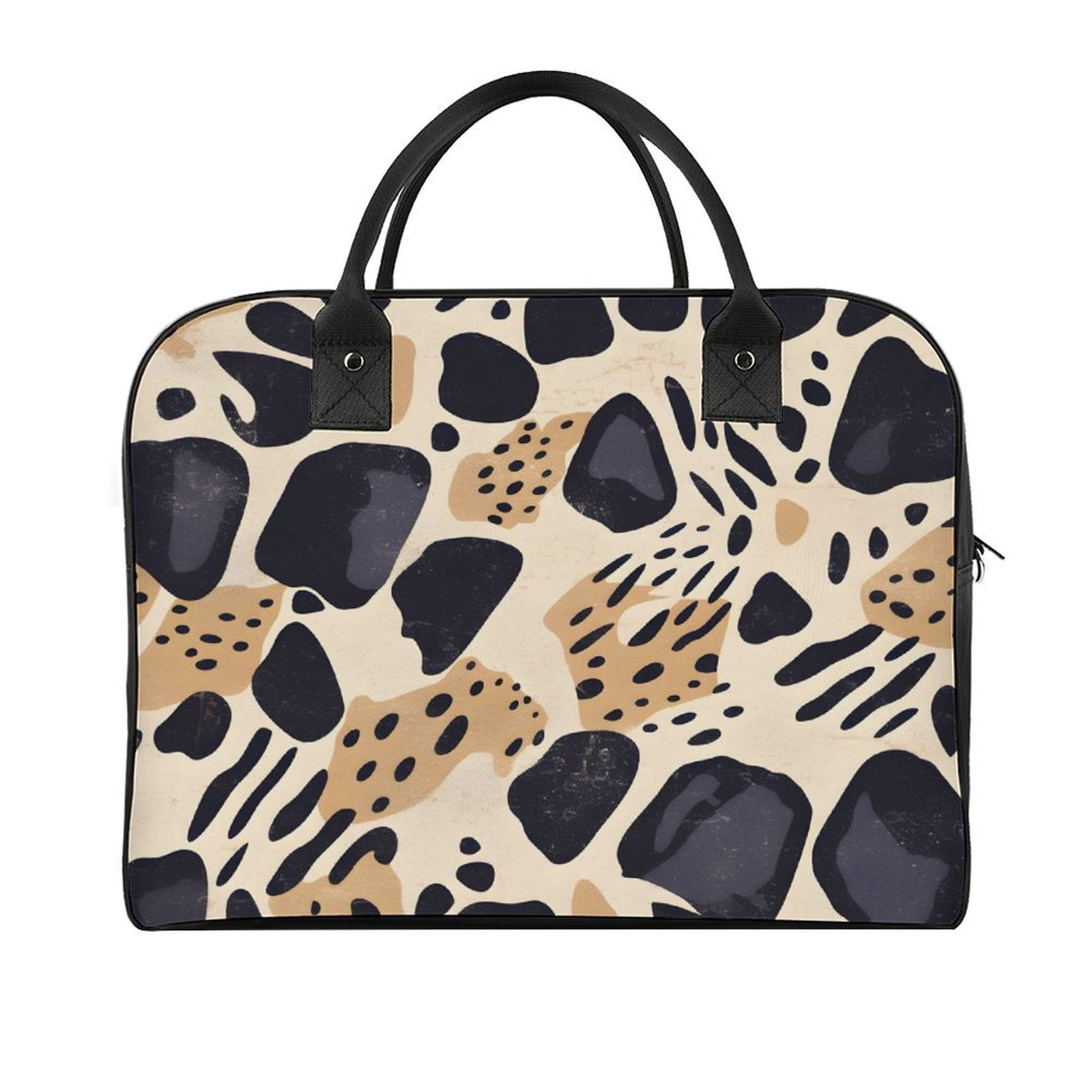 18.5x12.9in Travel Handbag Double Zipper Opening And Closing Adjustable ...