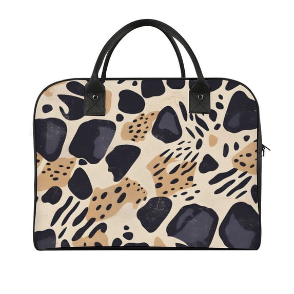 18.5x12.9in Travel Handbag Double Zipper Opening And Closing Adjustable ...