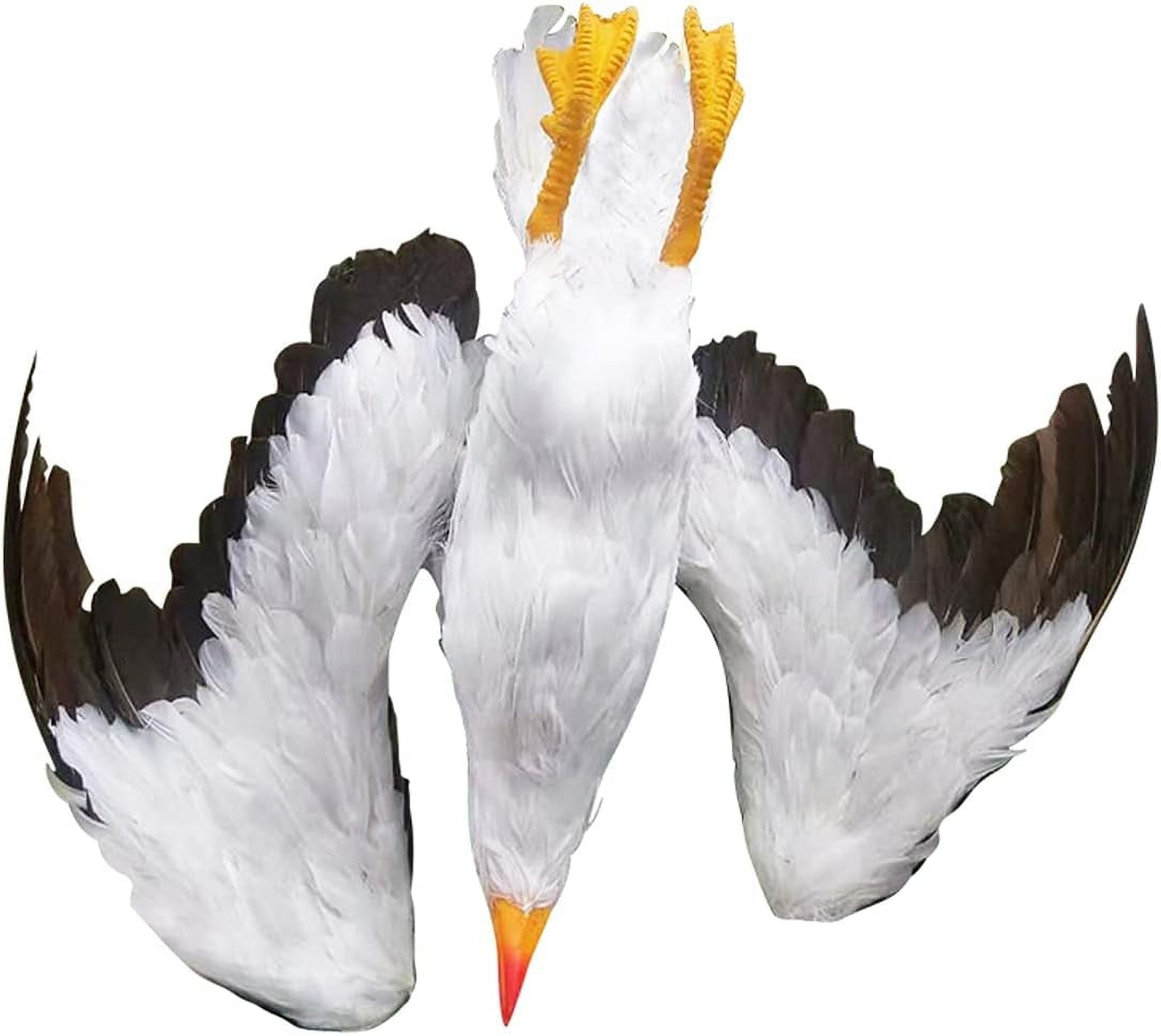 18.5x18.5 inch(LXW) Lifesize Simulated Seagull Realistic Dead Seagull ...