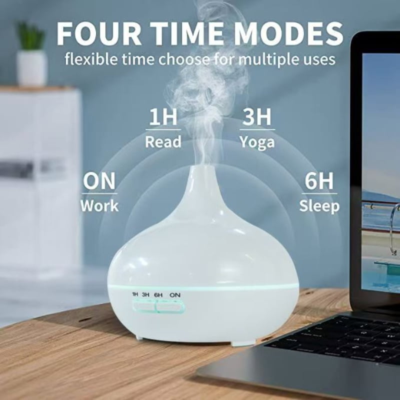 18.6oz Aromatherapy Diffuser Humidifier 5 Scents Home Office Essentials ...