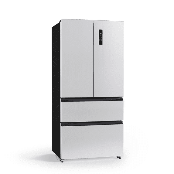 18.7 Cu.Ft. French Door Refrigerator, Stainless-Steel Fridge, 27.8 Inch ...