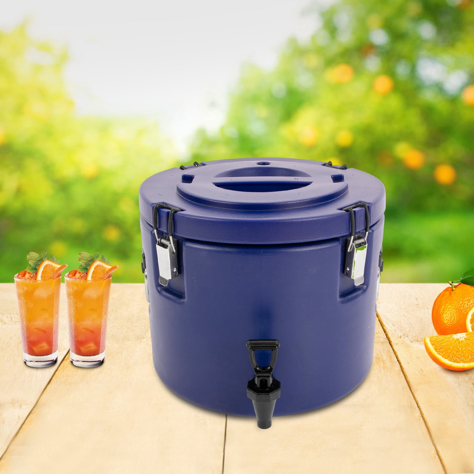 18.7L Round Free-standing Beverage Cooler Water Jug Drink Insulated ...