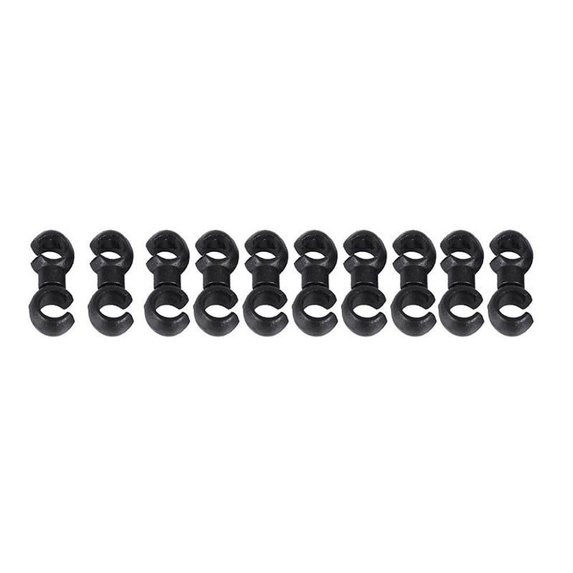 18.7mm Rotating Bike Brake Gear Cross Cable Tidy Clip Guides S Hook ...