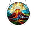 18.8cm Acrylic Puzzle Suncatcher Pendant Window Hanging Plate Fade ...