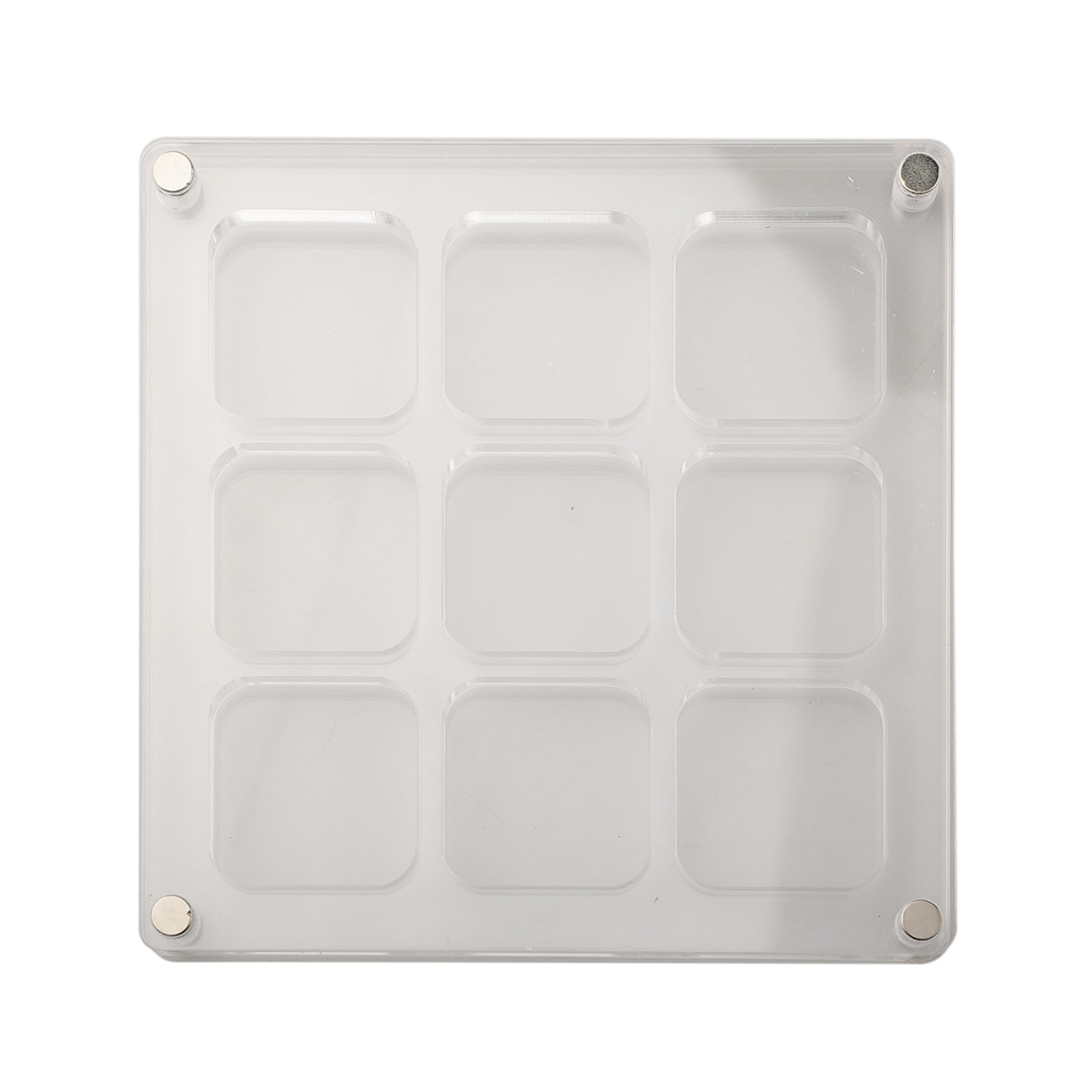 18/9/20 Grid Shells Acrylic Clear Storage Box Seashell Display Showcase ...