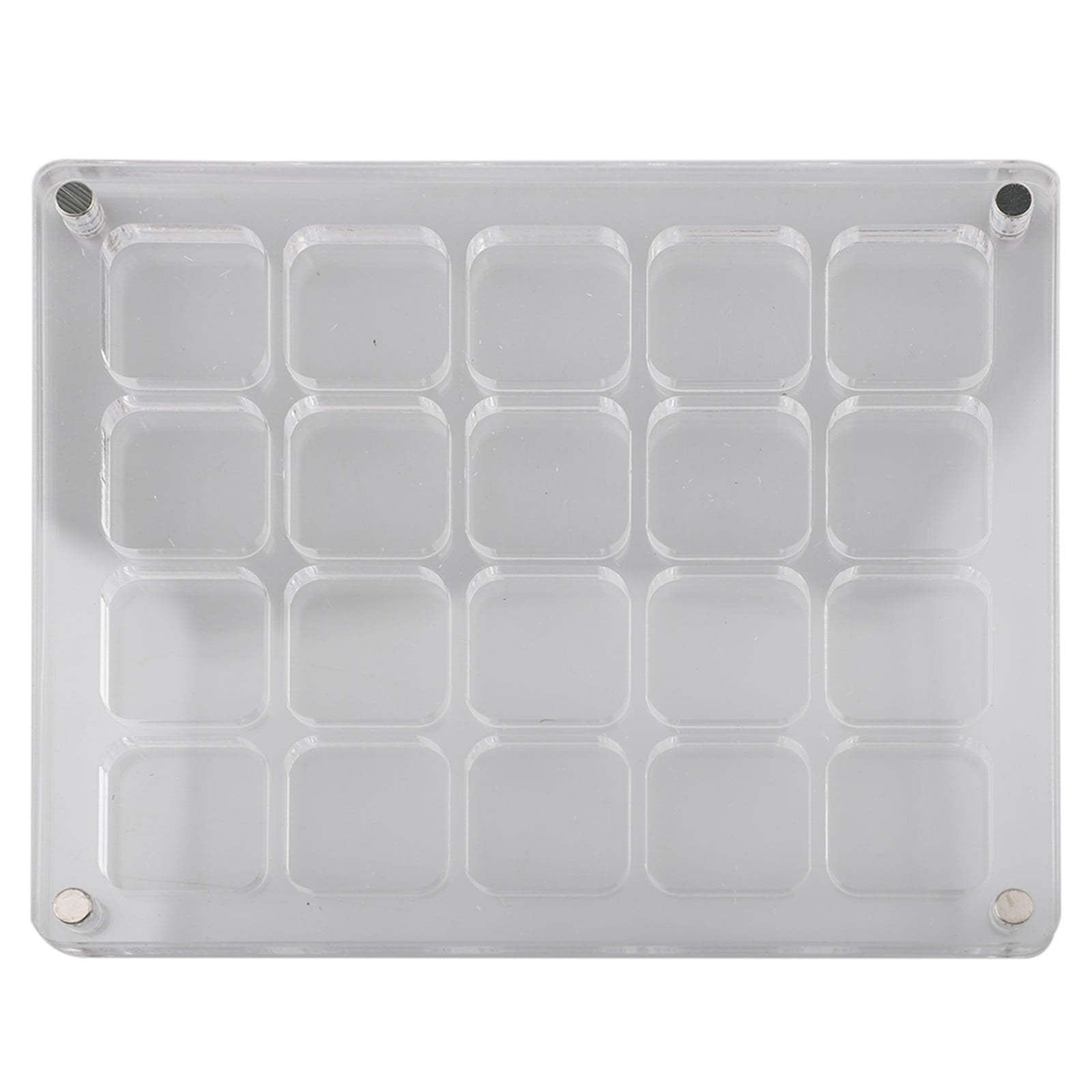 18/9/20 Grid Shells Acrylic Clear Storage Box Seashell Display Showcase ...