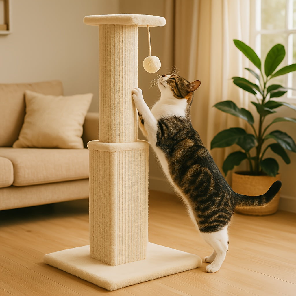 18.9"/32'' Cat Scratching Posts - Multi-Level Cat Towers For Active ...