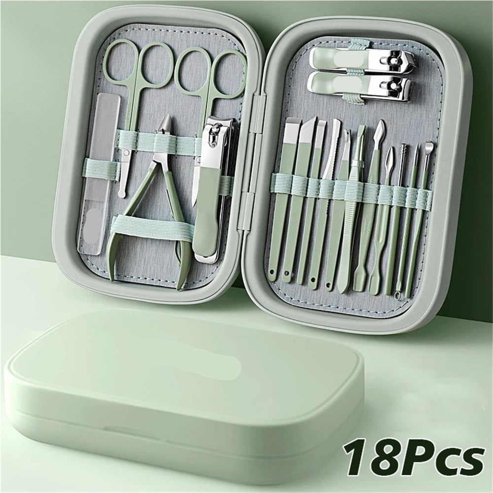 18/9/7/6/3/1pcs Manicure Cutters Nail Clipper Set Household Stainless ...