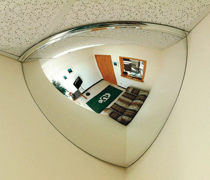 18" 90 Degree Acrylic Quarter Dome Mirror - Walmart.com