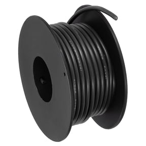 Electrical Wire 18 AWG in Black for Electronics and Wiring Projects