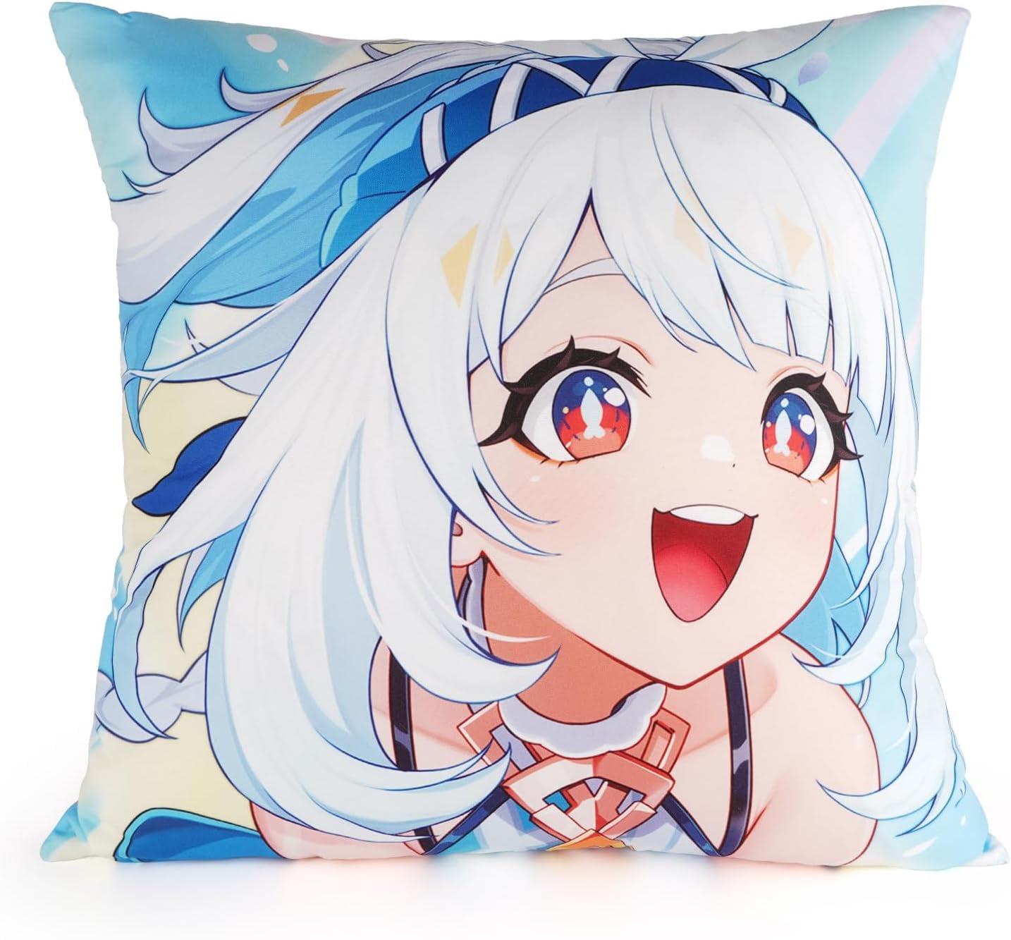 18" Anime Throw Pillow for Genshin Impact, Kawaii Couch Pillow Covers ...