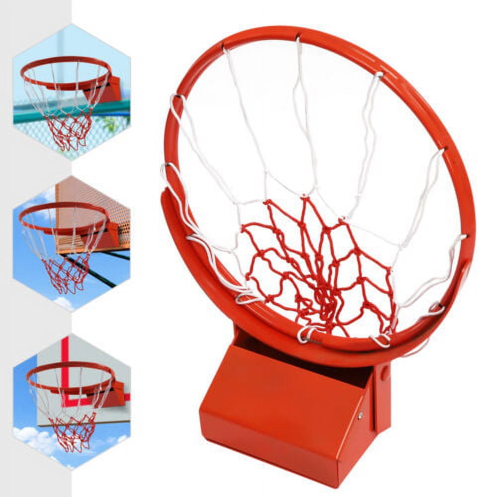 18" Basketball Rim Replacement Heavy Duty Breakaway Rim For Outdoor and ...
