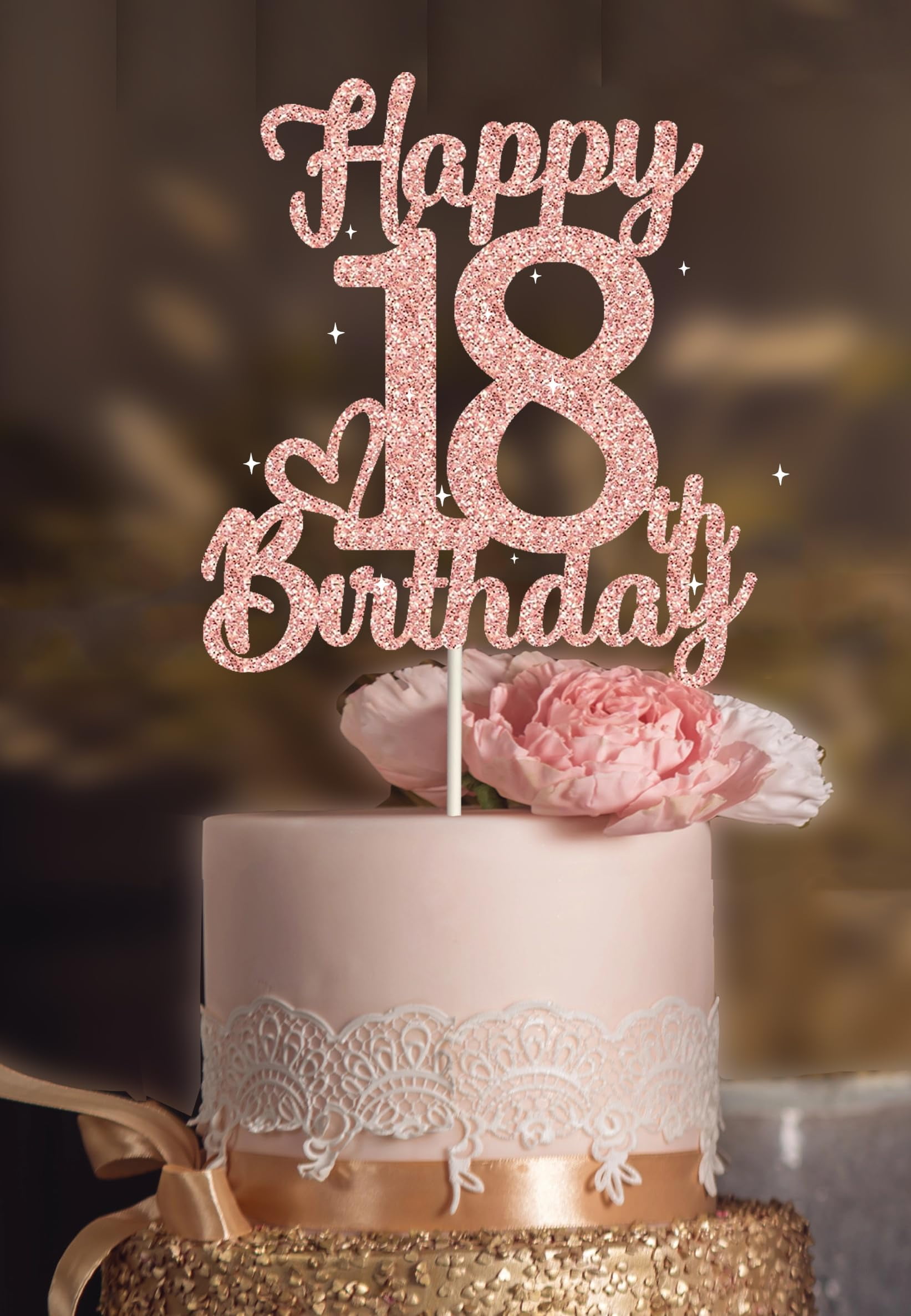 18 Birthday Cake Toppers, 18th birthday AFN1decorations,18th Cake ...