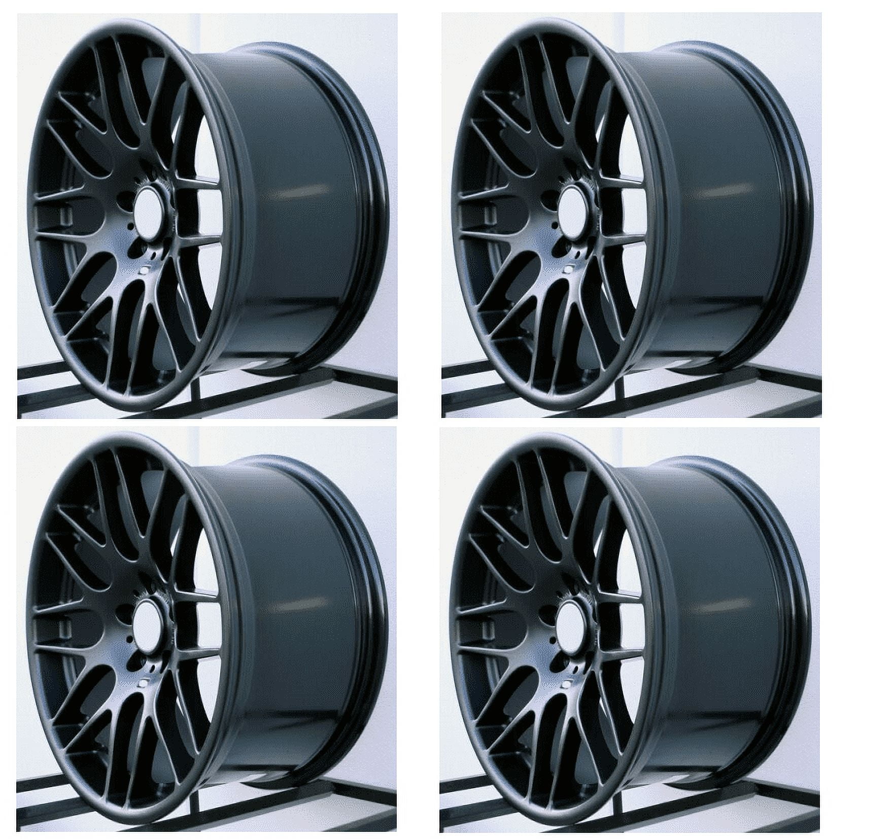 18" Black Wheels Rims Fit BMW 128i 135i - Walmart.com