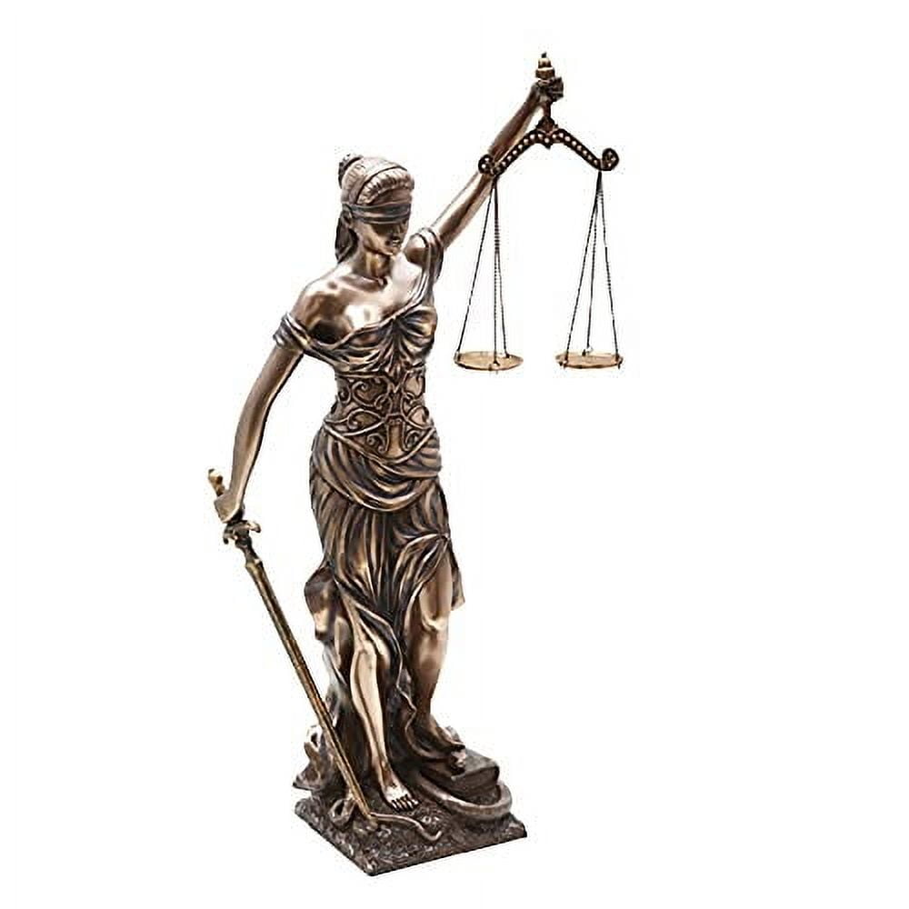 18" Blind Lady Scales of Justice Statue Lawyer Attorney Judge Figurine ...