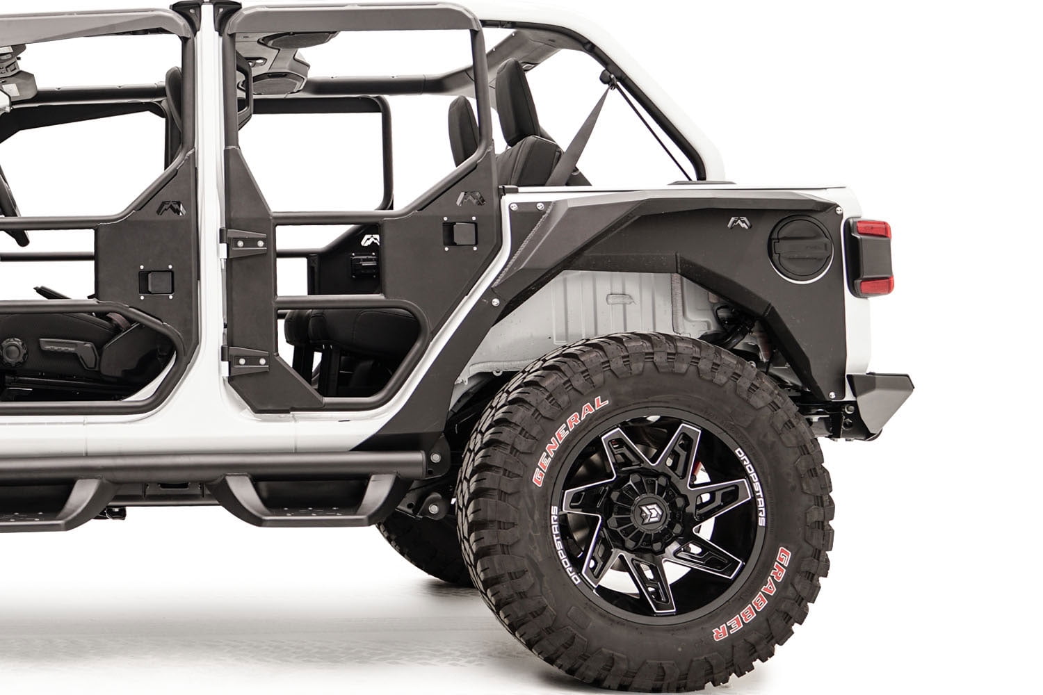 18-C WRANGLER JL FULLY ASSEMBLED REAR FENDERS Fits select: 2020 ,2023 ...