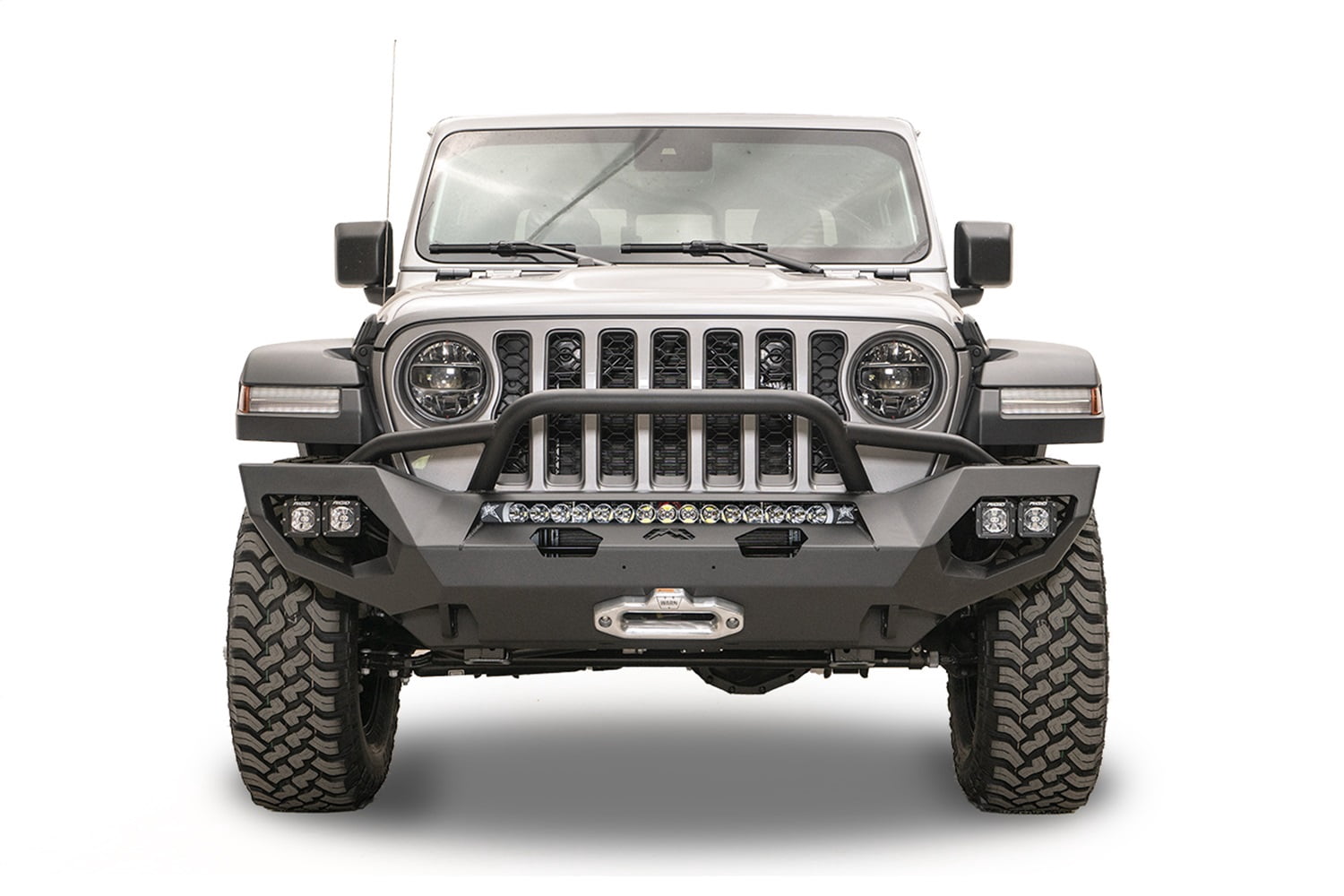 18-C Wrangler Jl/Gladiator Matrix Front Bumper Pre Runner Fits select ...