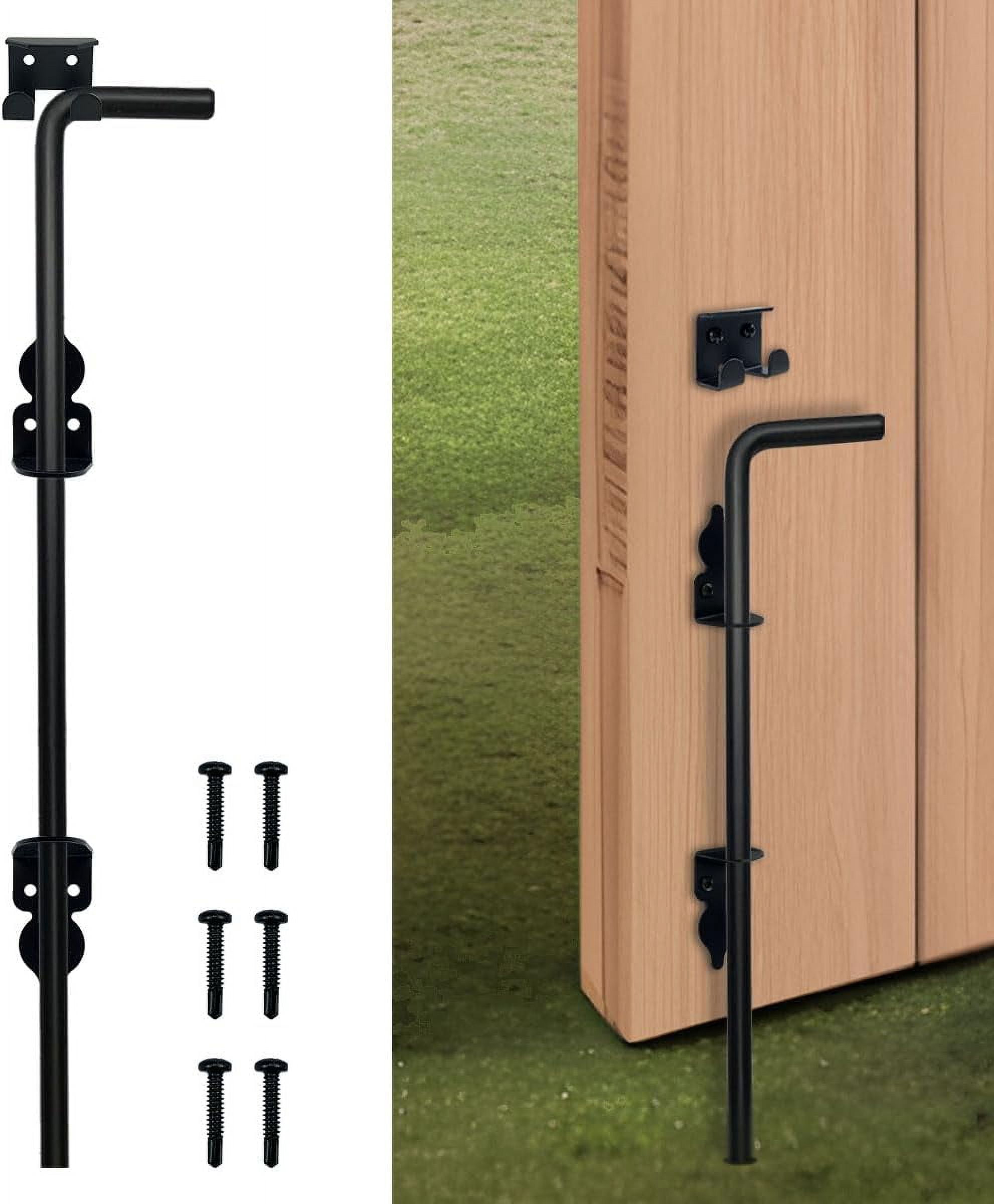 18" Cane Bolt Gate Drop Rod, Heavy Duty Gate Latch forFence, Gate ...