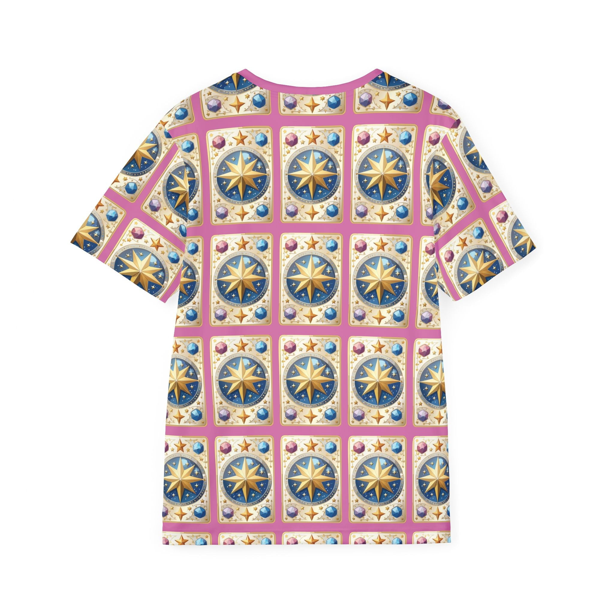 18-Card Deck Graphic T-Shirt, Art Design Poly Shirt, All Over Print ...