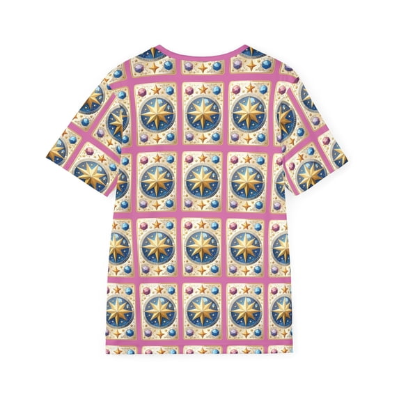 18-Card Deck Graphic T-Shirt, Art Design Poly Shirt, All Over Print ...