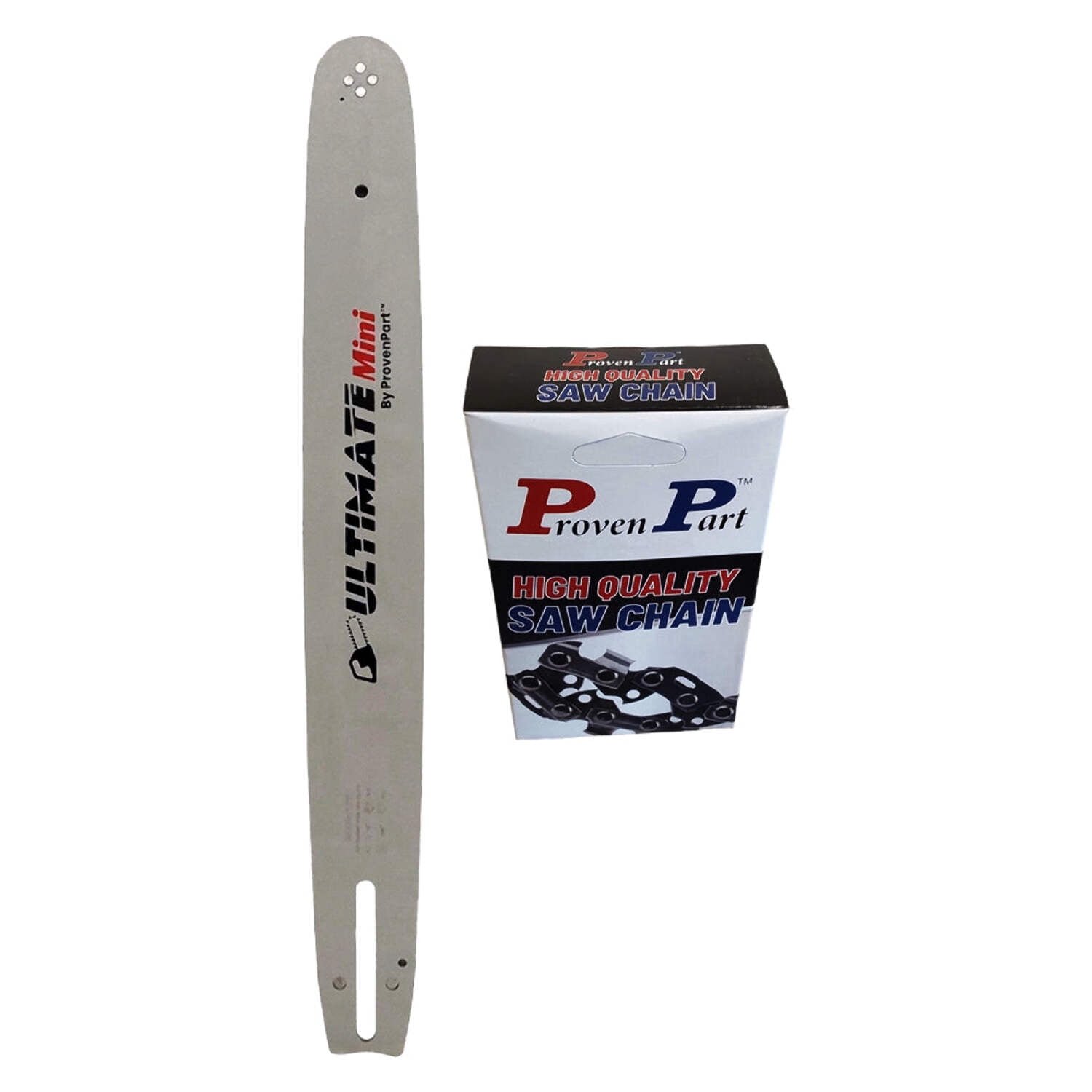 18" Chainsaw Guide Bar And Semi Chisel Chain 3/8"LP .050" 62DL CL PO ...