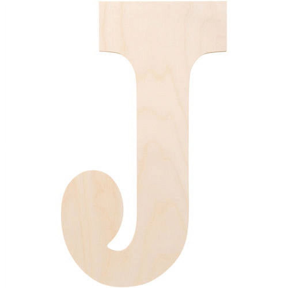 18" Chestnut Font Wood Letter - Walmart.com