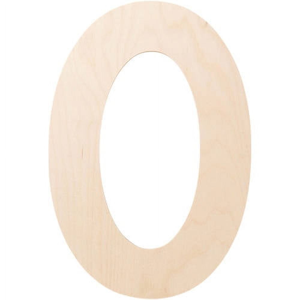 18" Chestnut Font Wood Letter - Walmart.com