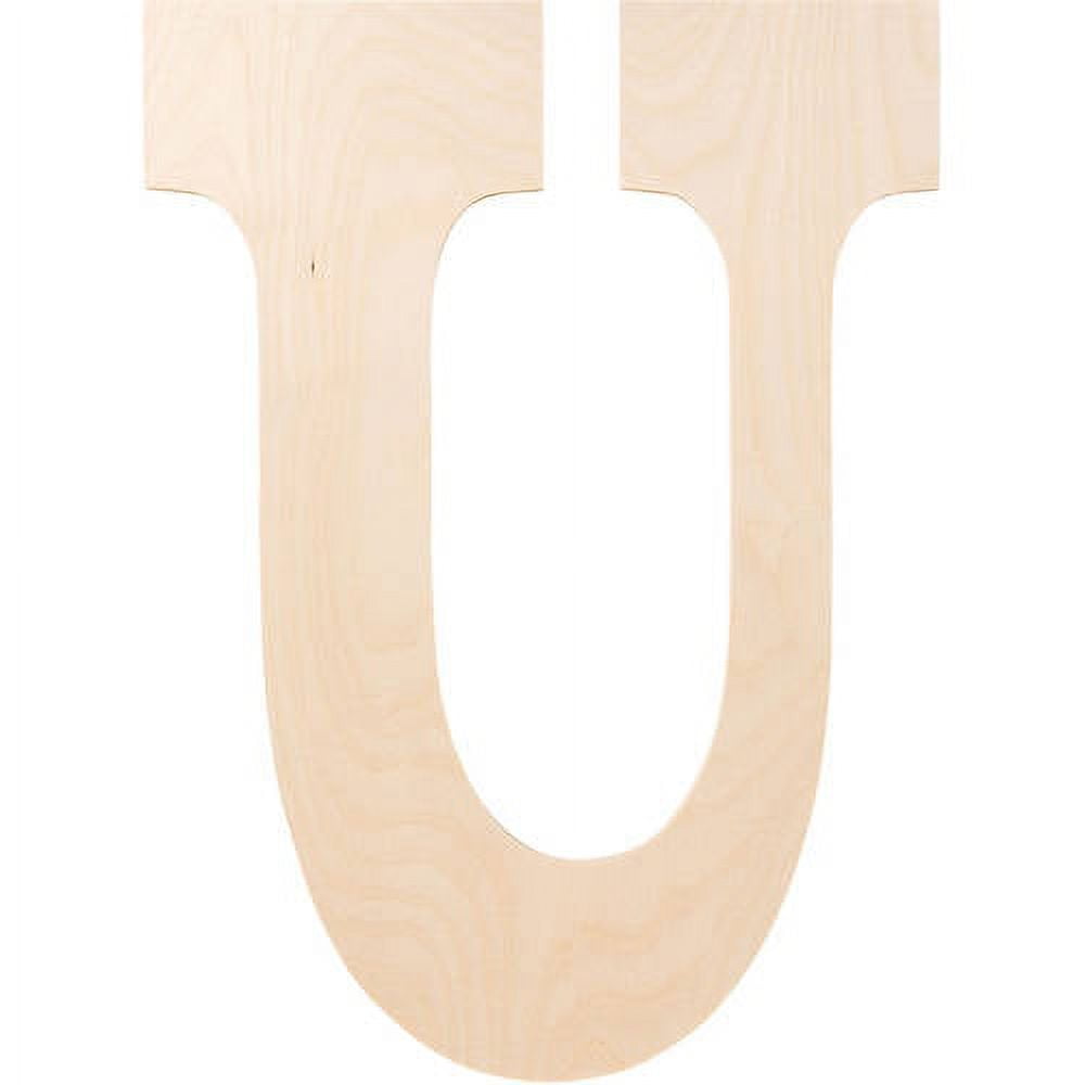 18" Chestnut Font Wood Letter - Walmart.com
