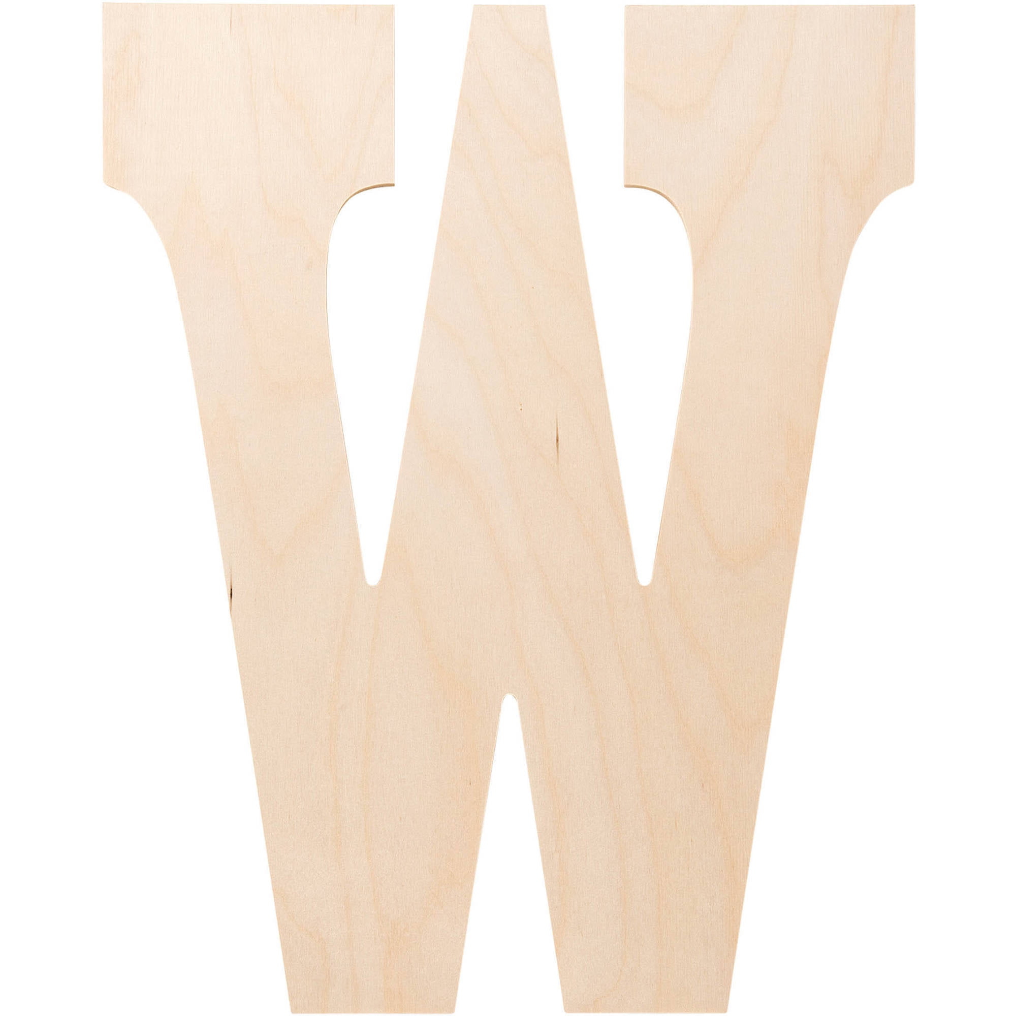 18" Chestnut Font Wood Letter - Walmart.com