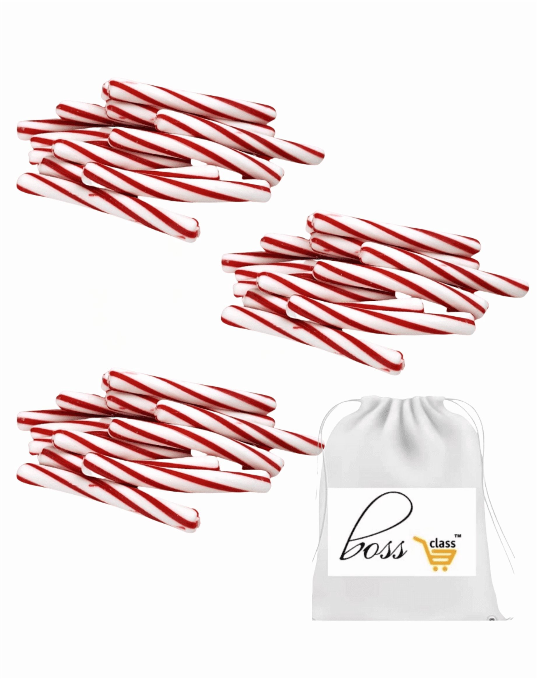 (18) Classic Peppermint Red White Candy Sticks Flavor Sweet Mint ...