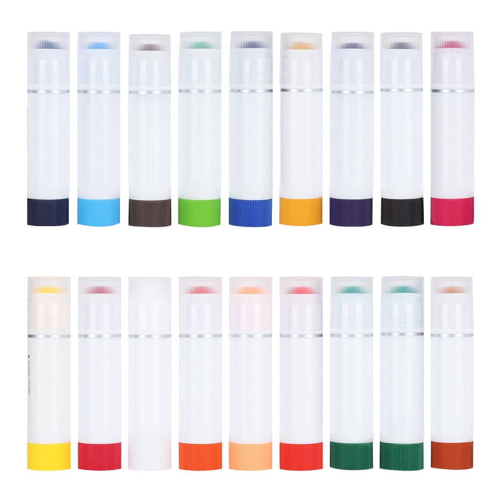 18 Colors Oil Painting Crayon Rotational Washable Painting Stick ...