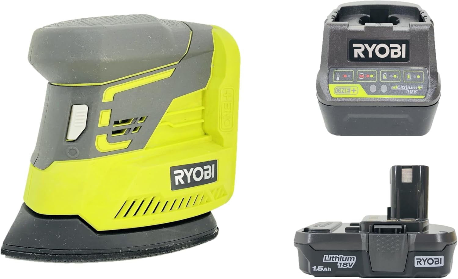 18- Corner Cat Finish Sander with Battery and Charger Kit by , (No ...