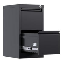 Ktaxon 2-Drawer Rolling Wood File Cabinet with Lock, Portable Vertical ...