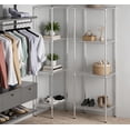 18" Deep x 24" Wide x 74" Height Wire Shelving Kit, 4-Tier Commercial ...