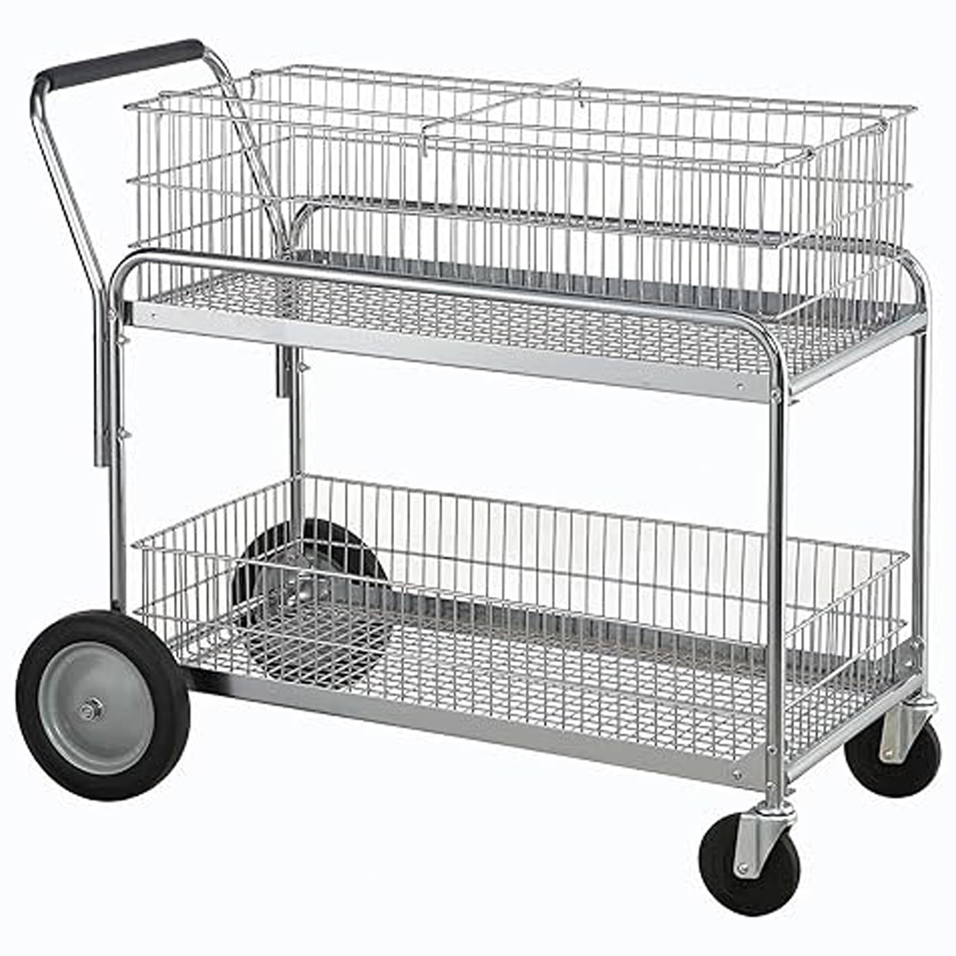 18" Deep x 30" Wide x 36" High 2 Tier Heavy Duty Chrome Wire Utility ...