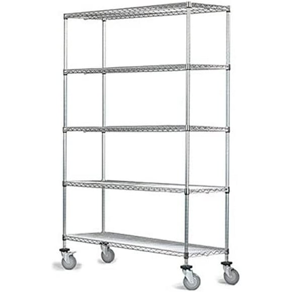 Chrome 5 Tier Shelves