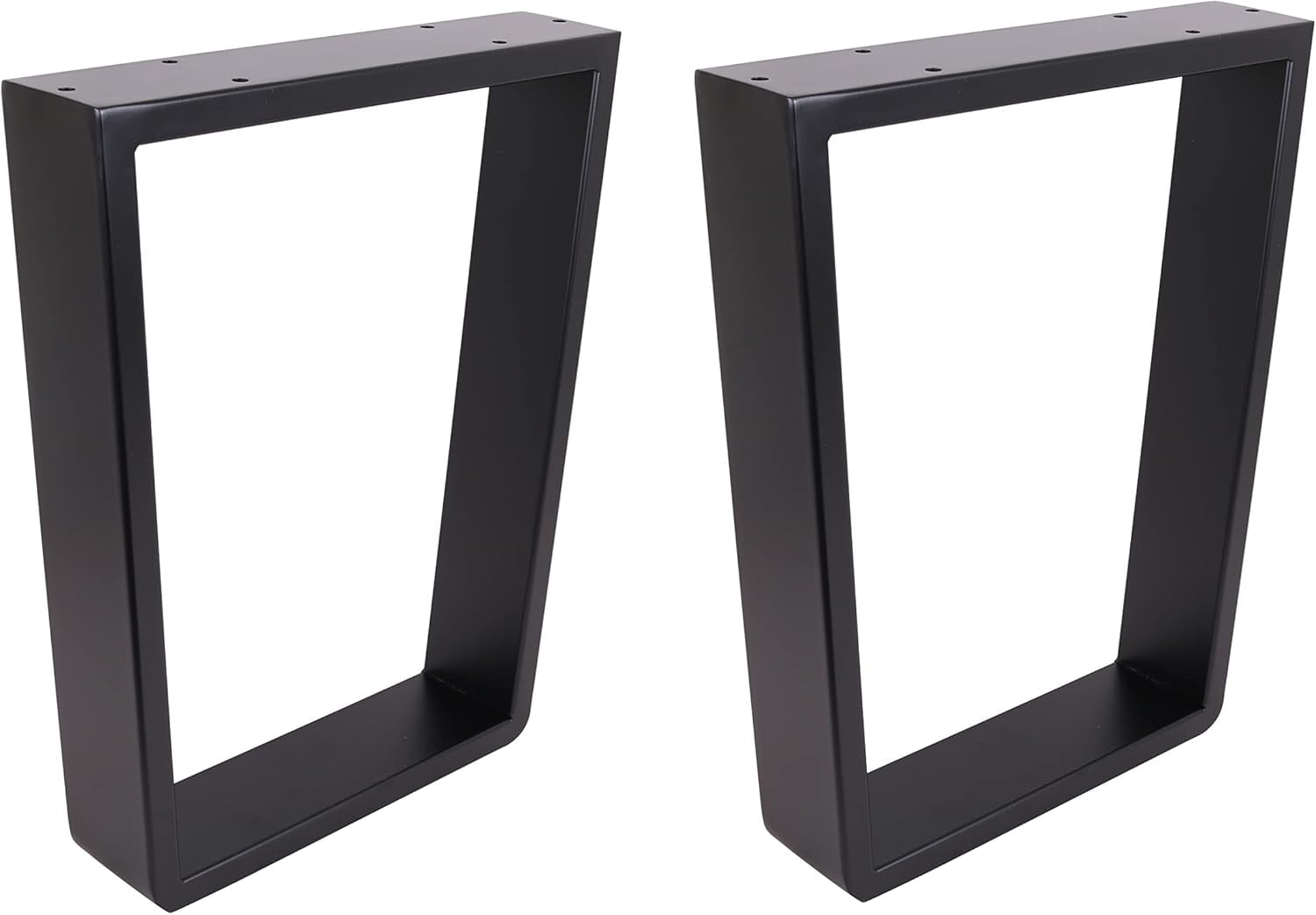 18" Dining Bench Legs, Trapezoid Steel Table Legs, Coffee Table Legs ...