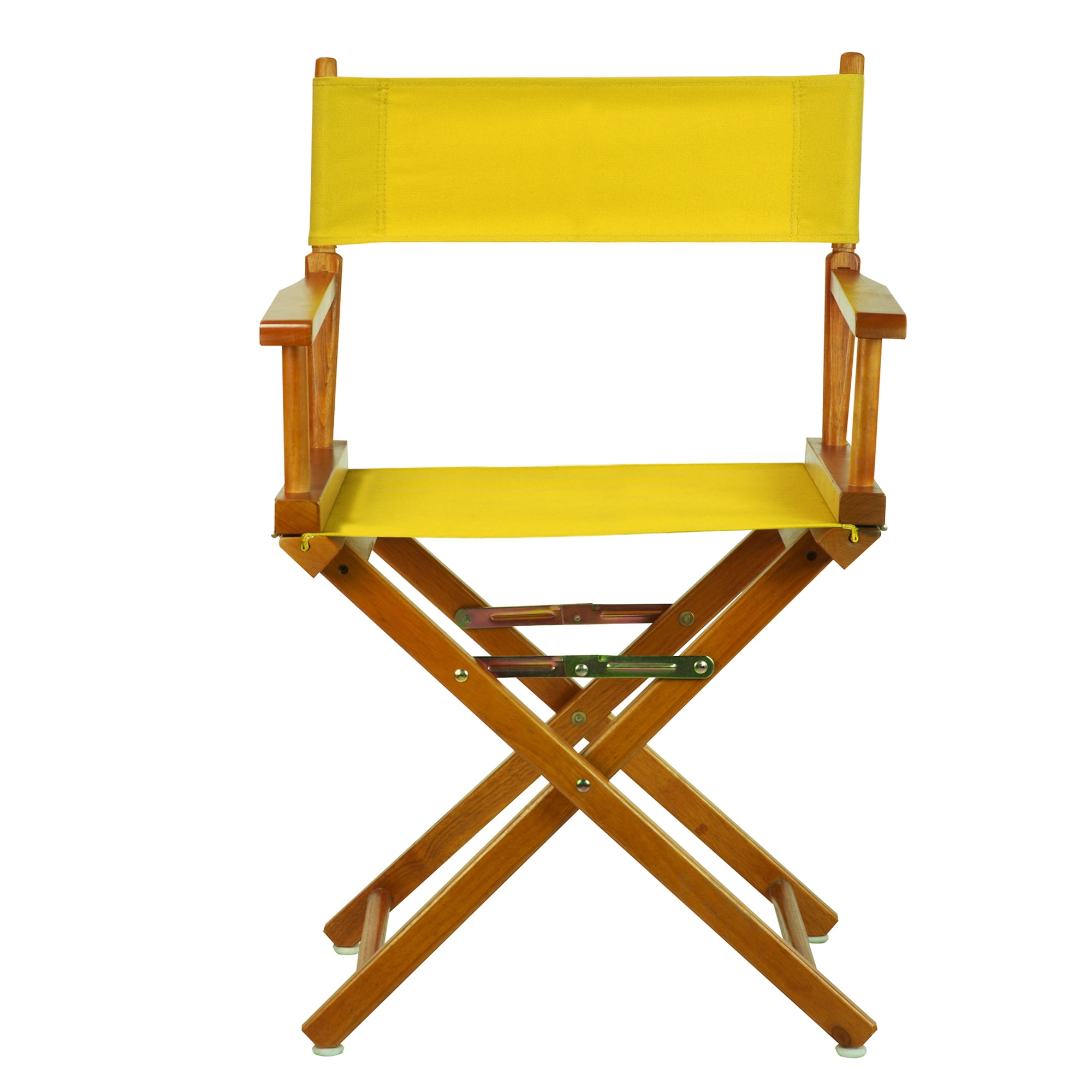 "18" Director's Chair Honey Oak Frame-Gold Canvas" - Walmart.com