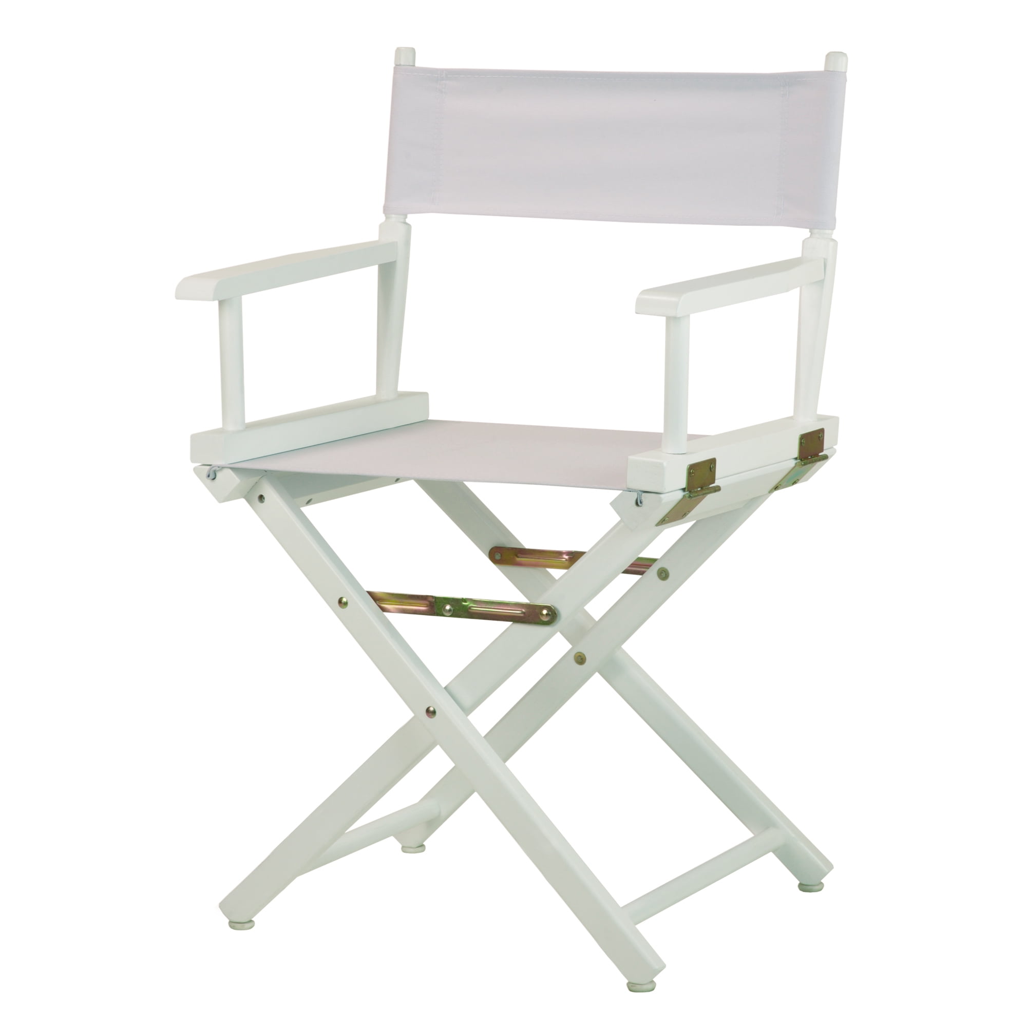 "18" Director's Chair White Frame-White Canvas" - Walmart.com