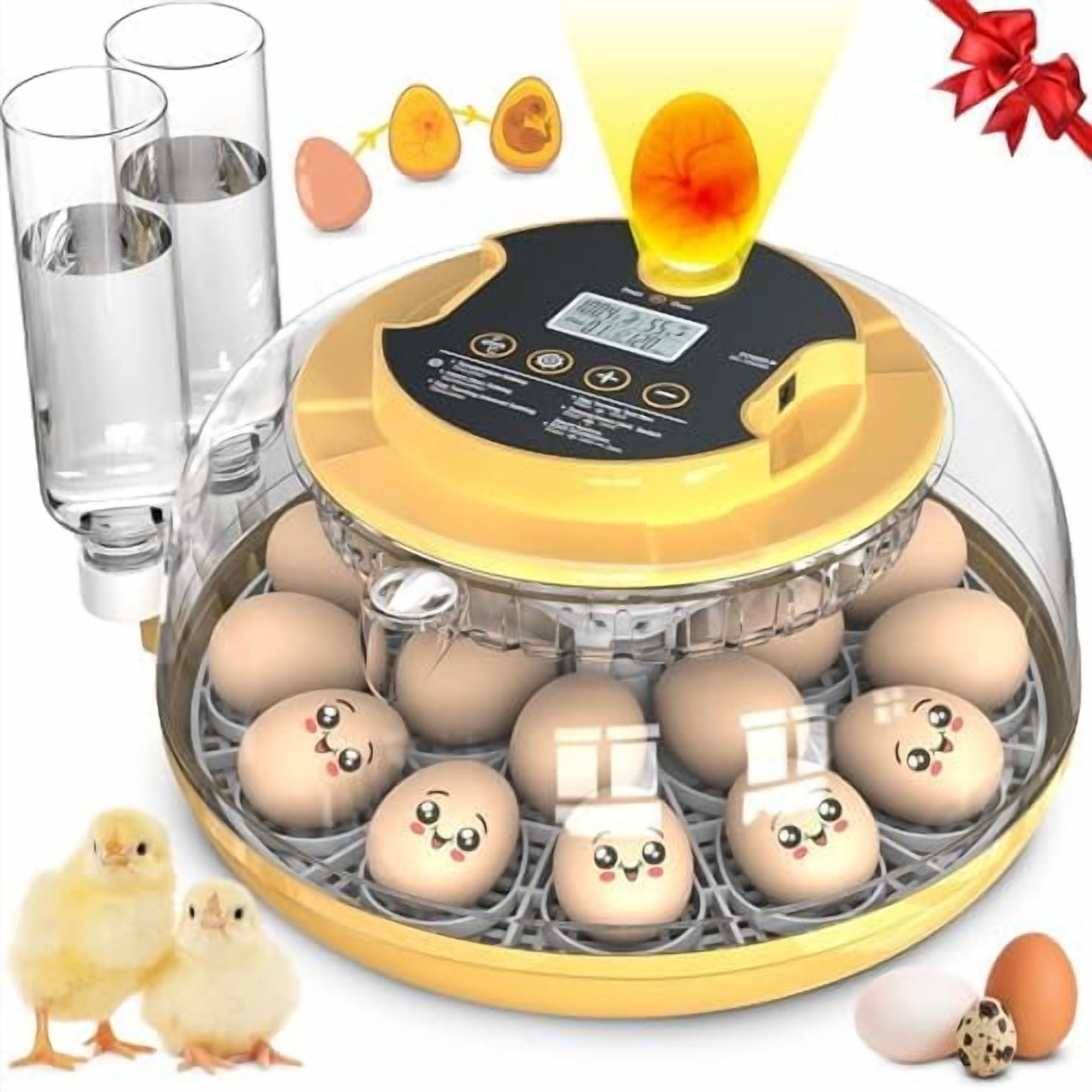 18 Egg Incubator with Automatic Egg Turning and Humidity Control ...