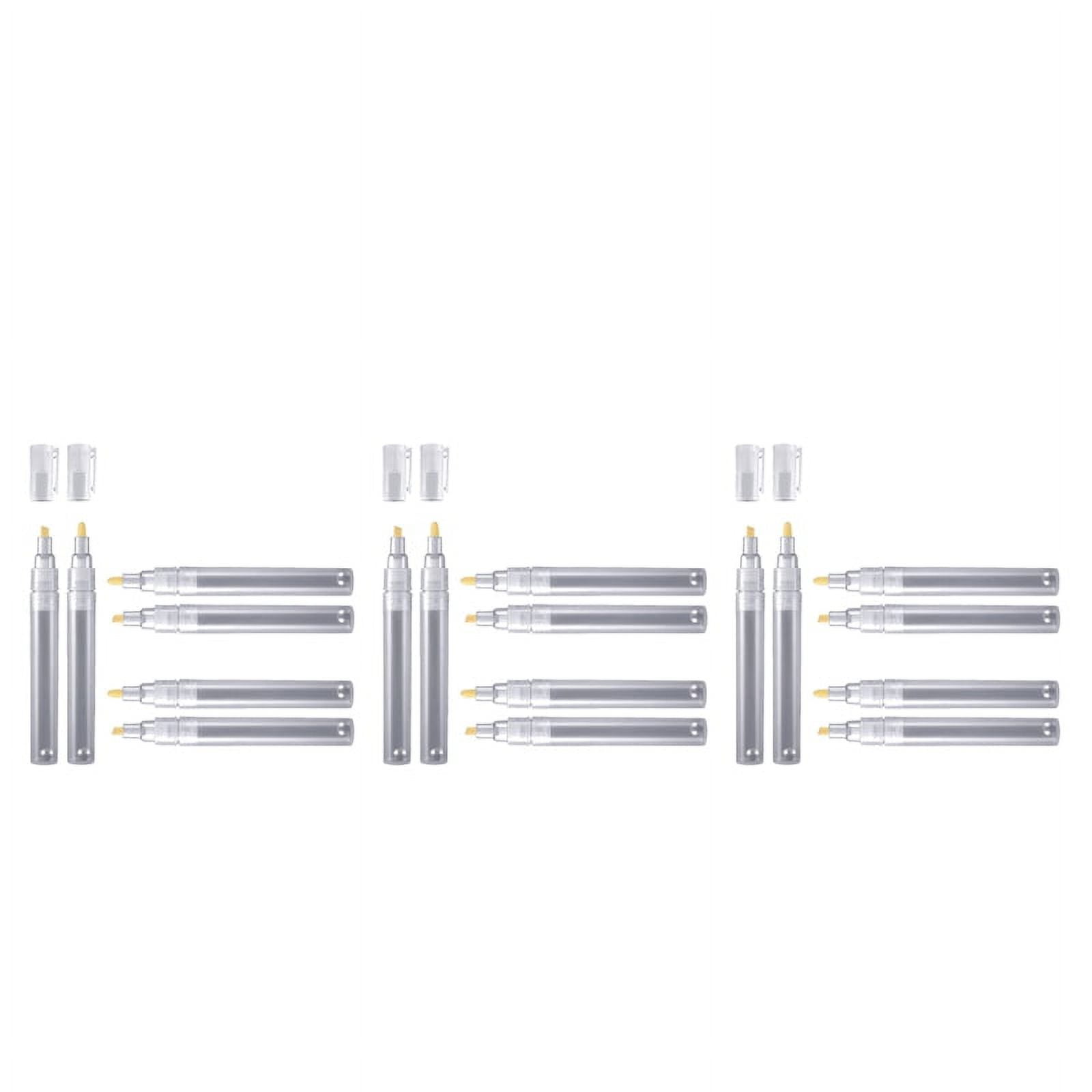 18 Empty Fillable Blank Paint Pen Markers Refillable Fine Tip Graffiti ...
