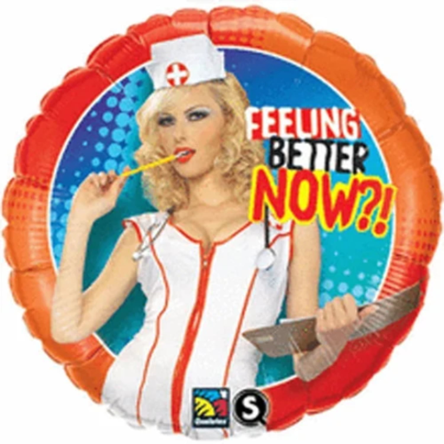 18" FEELING BETTER NOW?! Balloon Party Supplies Decorations Foil Mylar ...