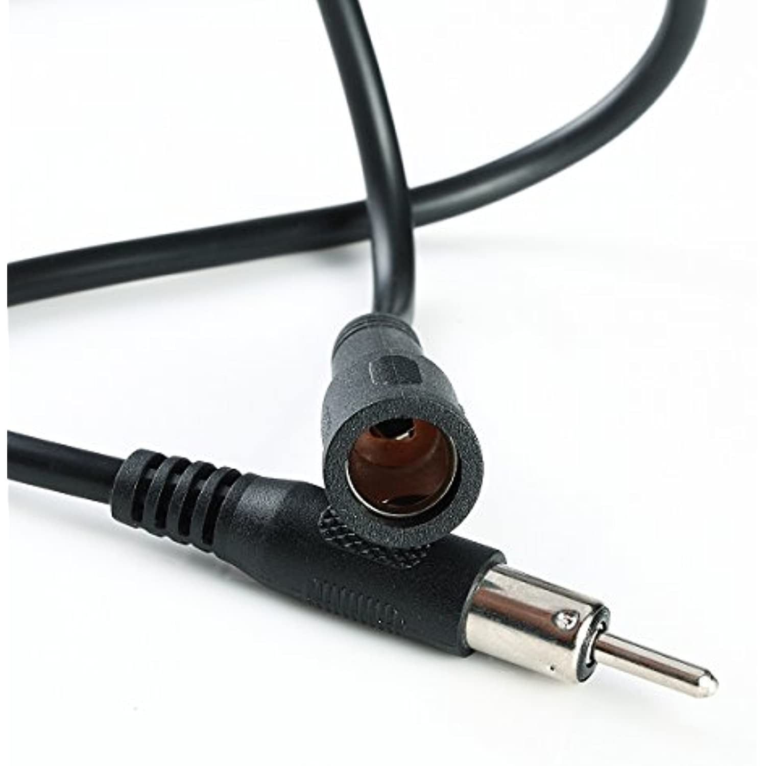 18 FT Auto Antenna Extension Cord Male Female Car Ant AM FM Adapter ...