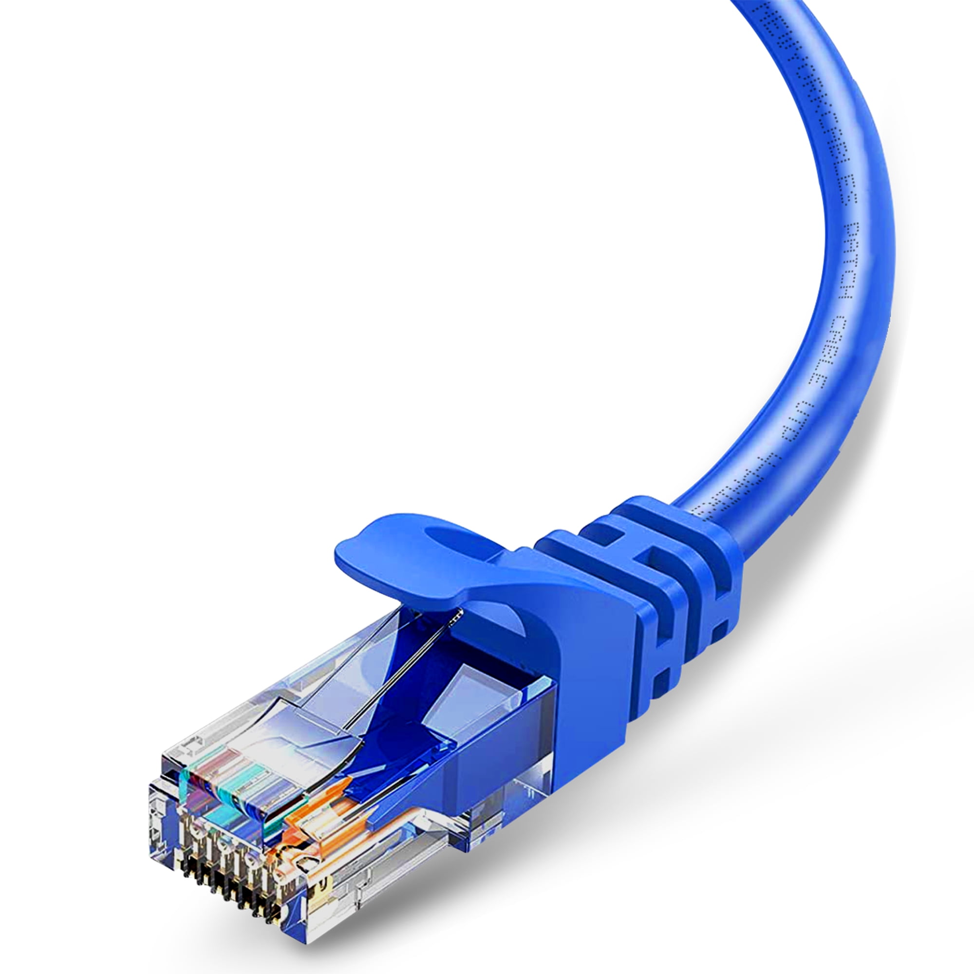 18 FT Feet CAT6 CAT 6 RJ45 Ethernet Network LAN Patch Cable Cord - Blue ...