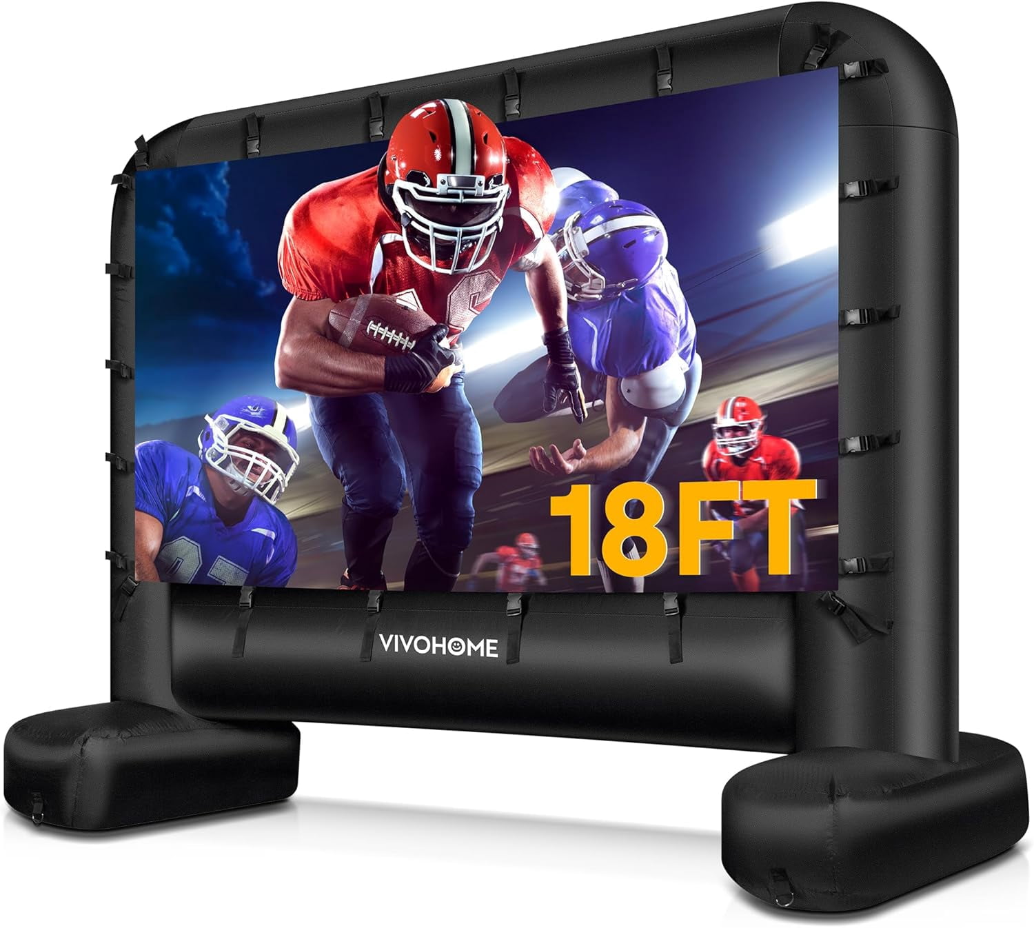 18 FT Inflatable Projector Screen for Outside, Blow Up Movie Outdoor ...