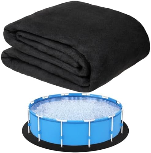 18 FT Round Pool Liner Pad for Above Ground Swimming Pools - Protects ...