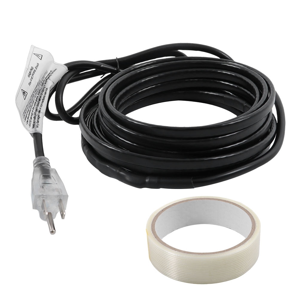 18 Feet Heat Tape 8 Watts Per Foot Heating Cable Suitable for Roof Snow ...