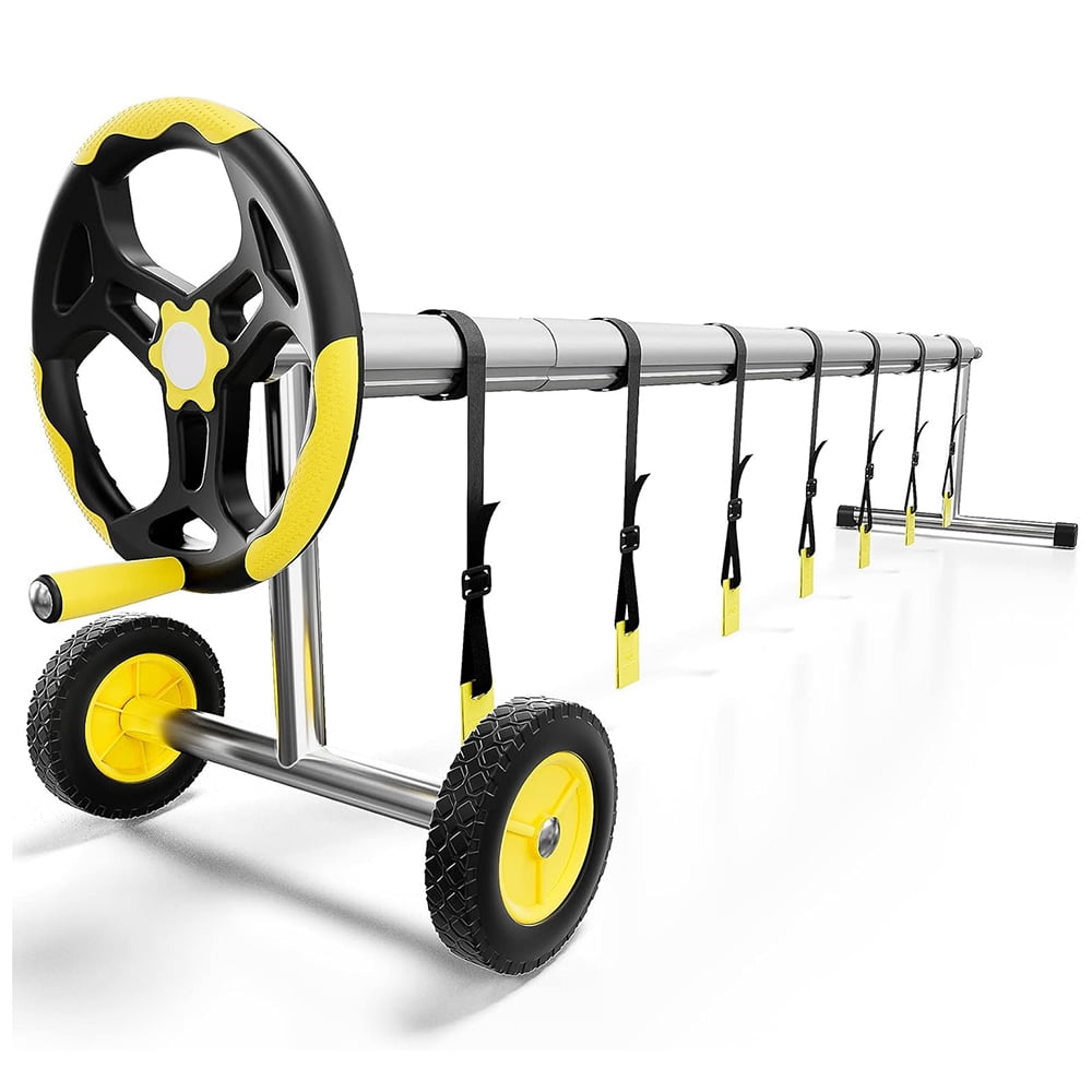 18 Feet Pool Cover Reel Set, Solar Pool Cover Reel, Aluminum Solar ...